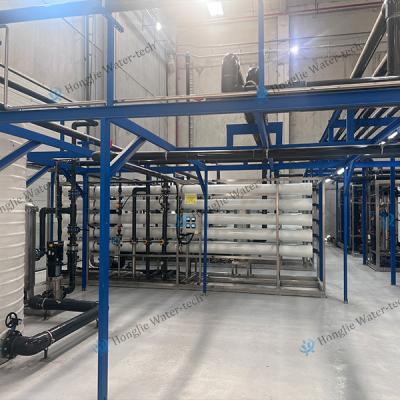 China 110m3/H Ultrapure Water Treatment Plant For Silicon Wafer Cleaning With Edi Module for sale
