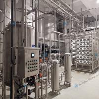 China 160T/H Industrial Reverse Osmosis Water System Automated Operation for sale