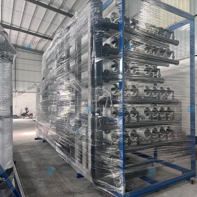 China Turnkey 165m³/h Reverse Osmosis Water Plant with Stainless Steel Construction and Full Automatic Operation for sale