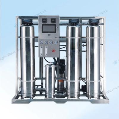 China SS304 1500L/H Stainless Steel Reverse Osmosis System For Food And Beverage Water Purification for sale