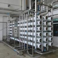 China 2 Stage Reverse Osmosis Industrial Water Treatment System 380V PLC Controlled for sale
