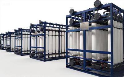 China Large Scale  Ultrafiltration Membrane System For Municipal Water Supply  200m3/h  UF for sale