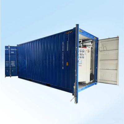 China 50T/Day Contanerized Seawater Desalination Equipment With Reverse Osmosis Technology for sale