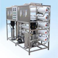 China 4000 LPH FRP Double Tank RO Water Treatment Machine with High Pressure Pump for Pure Water for sale