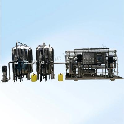 China 50T/H Fully Automatic Reverse Osmosis System with PLC Control for Industrial Water Purification for sale