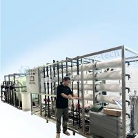 China 5T/H Ultrapure Water System with Stainless Steel 304/Fiberglass Construction and ≥99% Desalination Rate for sale