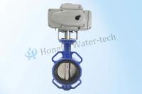 China Electric Wafer Butterfly Valve DN300 – Carbon Steel / SS304 / SS316 Soft Seal for sale