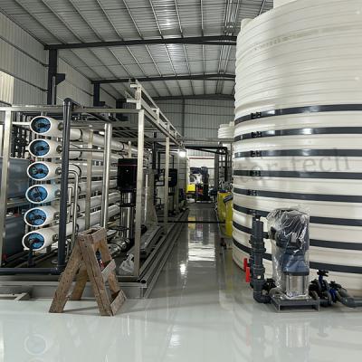 China 2*10m³/H Industrial Reverse Osmosis System With Concentrated Reuse System Export Project For Poland for sale