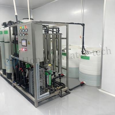 China Industrial 500–1000 LPH RO Water Treatment Plant with Softening System for Hotel Service for sale
