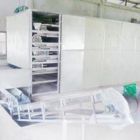 China Crawler Type Belt Drying Equipment Hot Air Inner Circulation Cassava Dryer Machine for sale