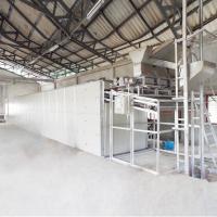 China Crawler Type Belt Drying Equipment Hot Air Inner Circulation Cassava Dryer Machine for sale