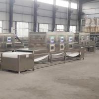 China Herb Industrial Microwave Drying Equipments Sterilization Wearproof 24KW for sale