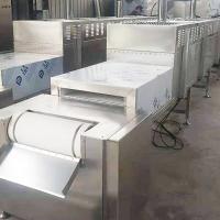 China PLC Industrial Continuous Tunnel Dryer 4KW Microwave Drying Of Fruits And Vegetables for sale
