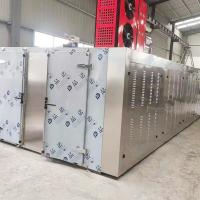 China PLC Industrial Continuous Tunnel Dryer 4KW Microwave Drying Of Fruits And Vegetables for sale