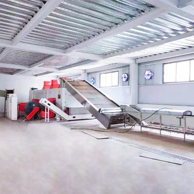 China Multifunctional Pomace Mesh Belt Dryer Machine 4Layer Stainless Steel Door Lock Hinged for sale
