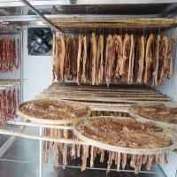 China 600 To 1000KG Sausage Shrimp Meat Drying Machine Wearproof 26KW for sale