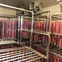 China 600 To 1000KG Sausage Shrimp Meat Drying Machine Wearproof 26KW for sale