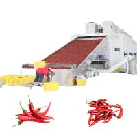 China Electricity Heating PLC Mesh Belt Dryer Machine For Irregular Lumps Red Dates for sale