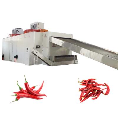 China PLC Control Stainless Steel Material Mesh Belt Dryer For Irregular Lumps Red Dates for sale