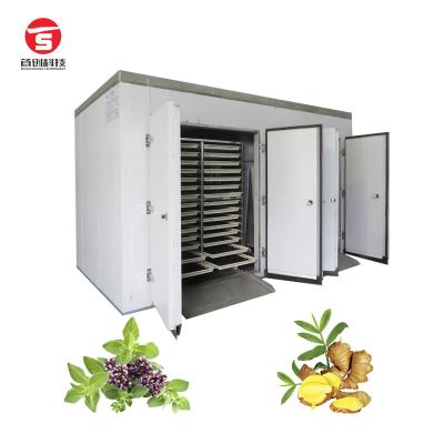 China Digital Controlled Industrial Basil Oregano Cilantro Oven Dryer Machine for sale