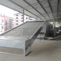China Dehydrated Fruit Chips Continuous Belt Dryer Avocados Peaches Plums Drying System for sale