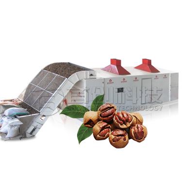 China SS304 Walnut Belt Dryer Machine High Output Beans Nuts Drying Equipment for sale