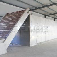 China SS304 Groundnuts Peanuts Belt Drying Equipment Hot Air Nuts Beans Drying System for sale