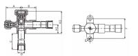 China ODM Brass AC Spare Part Max Flow 4.2MPa 120 Degree 1/4