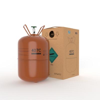 China R407C Refrigerant Gas Cylinders Colorless 1700 GWP Non ODP for sale