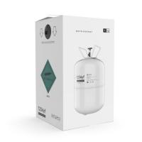 China R1234yf Refrigerant Gas Cylinder 99.9% Purity 5kg Disposable Steel Can for Automotive AC for sale