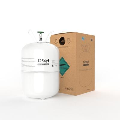 China R1234yf Refrigerant Gas Cylinder 99.9% Purity 5kg Disposable Steel Can for Automotive AC for sale