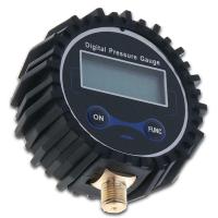 China Digital Air Pressure Chuck 0-230 PSI LCD Display Metal Tire Inflator Gauge for Car Truck for sale