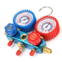 China Manifold Gauge Set 3 Way 500psi 350psi for R410A R134A R22 Refrigeration HVAC for sale