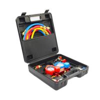China Manifold Gauge Set 3 Way 500psi 350psi for R410A R134A R22 Refrigeration HVAC for sale