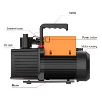 China V1200 12 CFM Dual Stage HVAC Vacuum Pump with Touch Screen Remote Control for sale