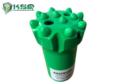 China T38 76mm Wear Resistance For Rock Drilling Top Hammer Drill Bits for sale