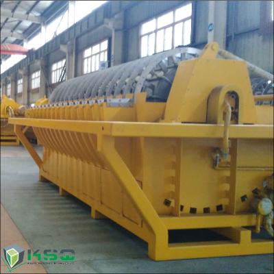 China Filtration of Tails and Slimes Vacuum ceramic filter disc 21m3 Filter Area for sale