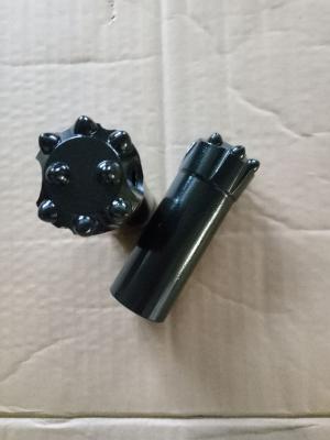 China Mining Tapered hard rock drill bits 4 / 6 / 7 / 8 buttons , industrial drill bits for sale