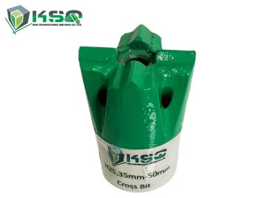 China H25 Dia 35mm-57mm Button Drill Bit For Mining Thread for sale