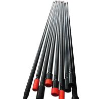 China 4 Inch / 6 Inch T38 Hex Extension Rod Threaded Drill Rod for sale