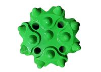 China T38 - 89mm For Rock Drilling Spherical / Ballistic Buttons Threaded Drill Button Bits for sale