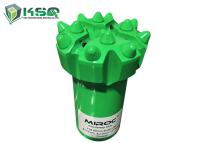 China T38 - 89mm For Rock Drilling Spherical / Ballistic Buttons Threaded Drill Button Bits for sale