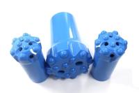 China Threaded Button Drill Bit Spherical / Ballistic Button Diameter 32 -1 52mm for sale