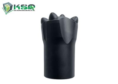 China 11Degree 38mm Ballistic Small Hole Rock Drilling Tapered Drill Button Bit for sale