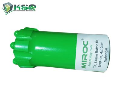 China T38 64mm Top Hammer Rock Drill Button Bit for sale