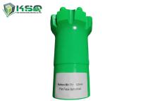 China Hard Rock Drill Head T51-102mm Flat Face Spherical Thread Rock Drill Button Bit for Mining for sale