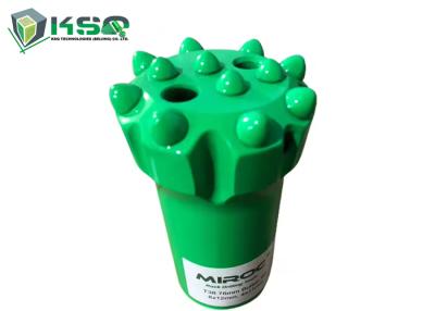 China High Performance T38 76mm Tungsten Carbide Thread Button Bit For Hard Rock Underground Mining Tunneling Quarrying Drifting for sale
