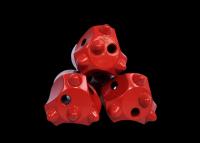 China 12 Degree Retract Type Spherical Button Drill Bit 30-42mm Dia Carbid Alloy Material for sale