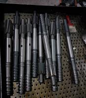 China R32 R38 T38 T45 T51 Drill Shank Adapter Drifting Tunneling Drilling Rig Tools Forging Processing Type for sale
