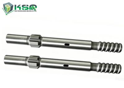 China 445mm COP 131 T38 Drifting Shank Adapter HighStrength Alloy Steel for Hydraulic Rock Drill for sale